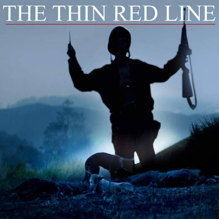 The Thin Red Line Poster The Thin Red Line. Antique Print Map Room