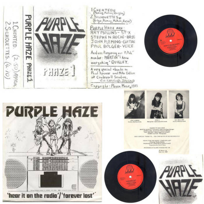 PURPLE HAZE - DISCOGRAPHY (1983-1986) | PURPLE HAZE | IRISH METAL ARCHIVE