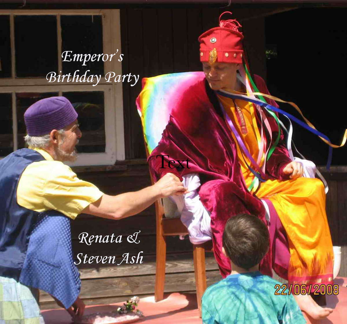 Emperor's Birthday Party | Steven Ash with his extended family and ...