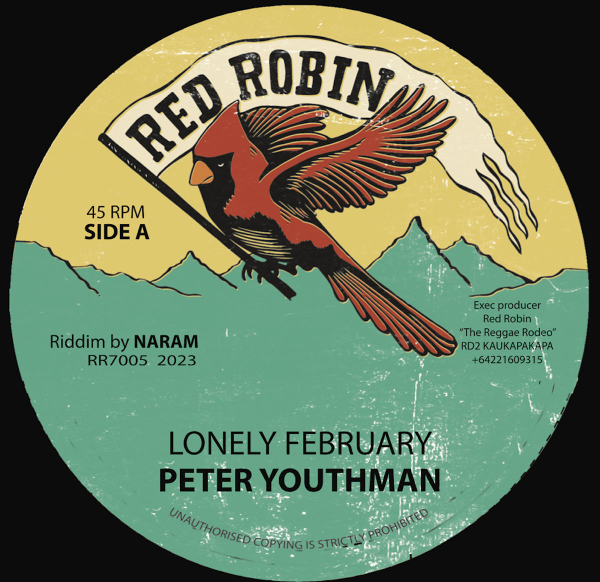 Peter Youthman - Lonely February | Red Robin Records