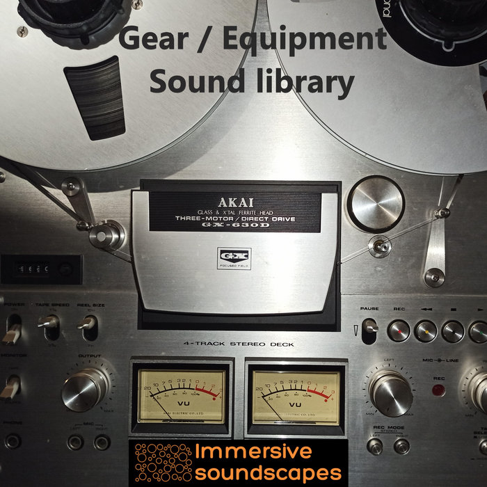 Audio Gear / Equipment - sound library | Immersive soundscapes