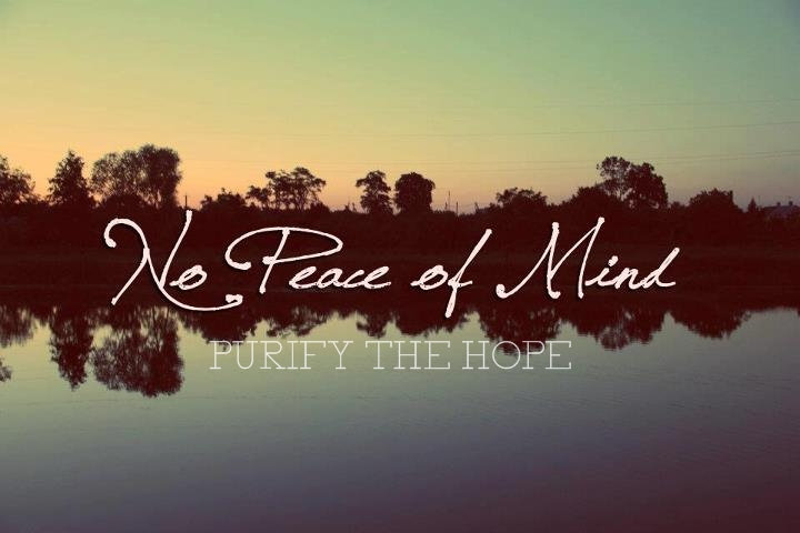 Purify the Hope | No Peace of Mind