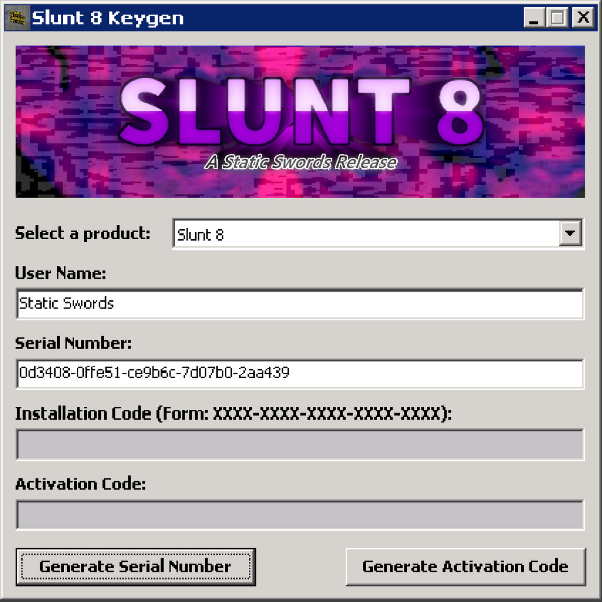 SLUNT 8 | STATIC SWORDS