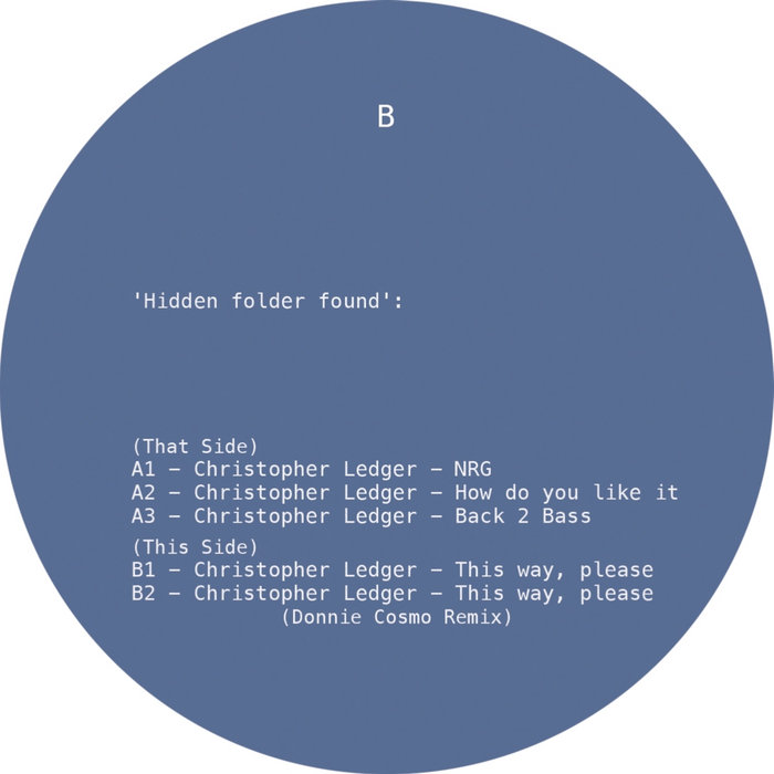 Christopher Ledger - This Way, Please | Christopher Ledger