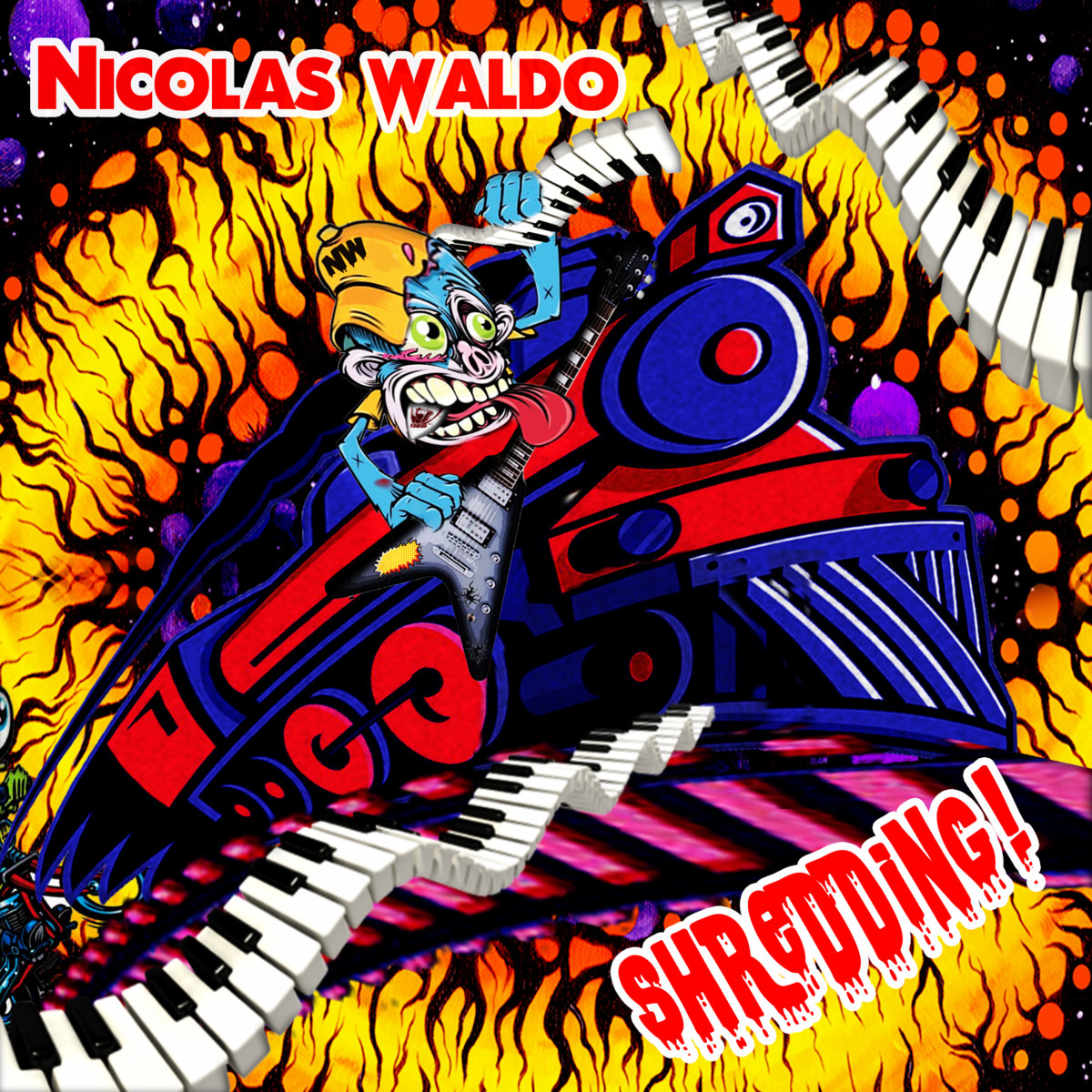 NICOLAS WALDO - Shredding! 2020 // Guitar & Keyboard Shred Album ...