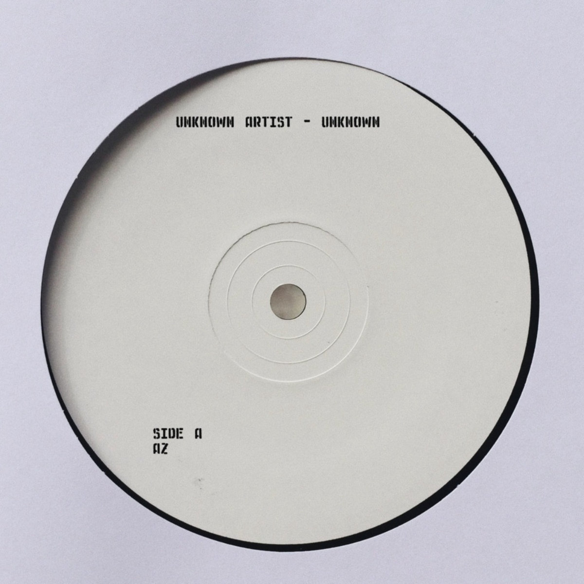 Unknown Artist - Unknown [AZ004] | Andre Zimmer