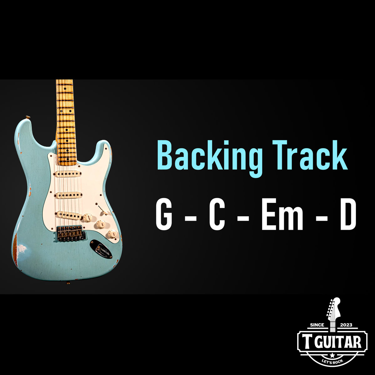 TGuitar-no-0113 - Rock Pop BACKING TRACK in G Major - 110 BPM | Tim ...