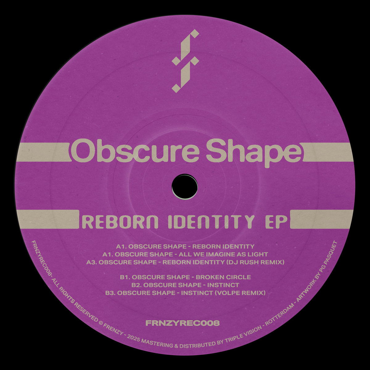 Obscure Shape - Reborn Identity EP [FRNZYREC008] | Obscure Shape ...