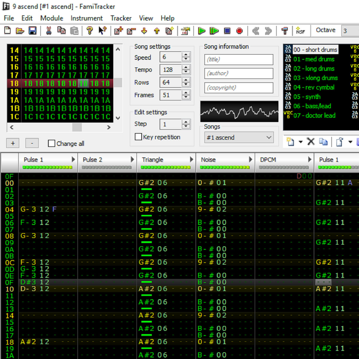 Cookiefonster's 2016 Famitracker Covers (mostly Homestuck) | cookiefonster