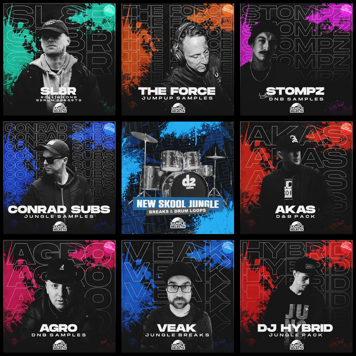 Sample Selecta - Complete Samplepack Collection | DJ Hybrid