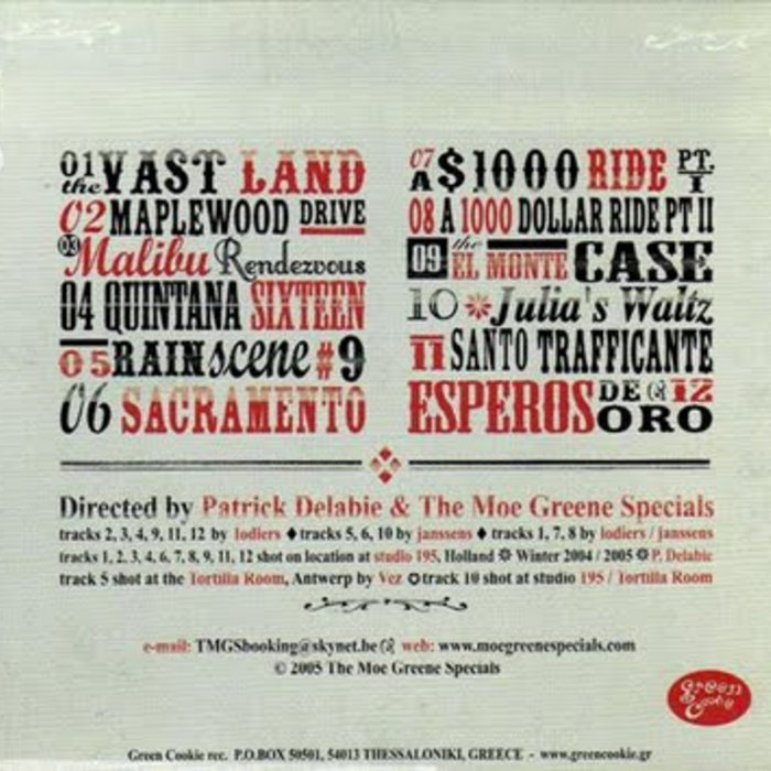 The Moe Greene Specials | TMGS