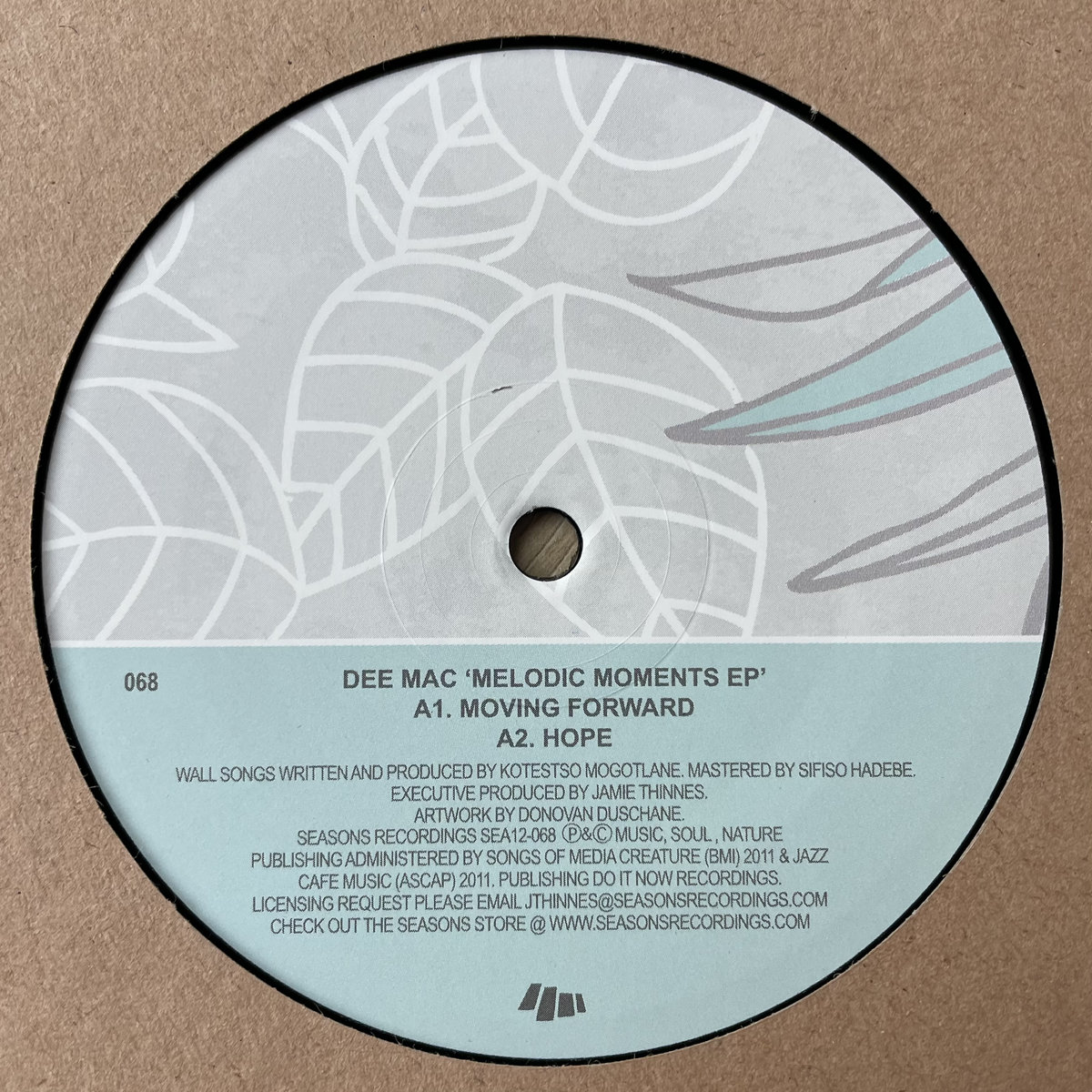 Dee Mac 'Melodic Moments EP' | Seasons Recordings