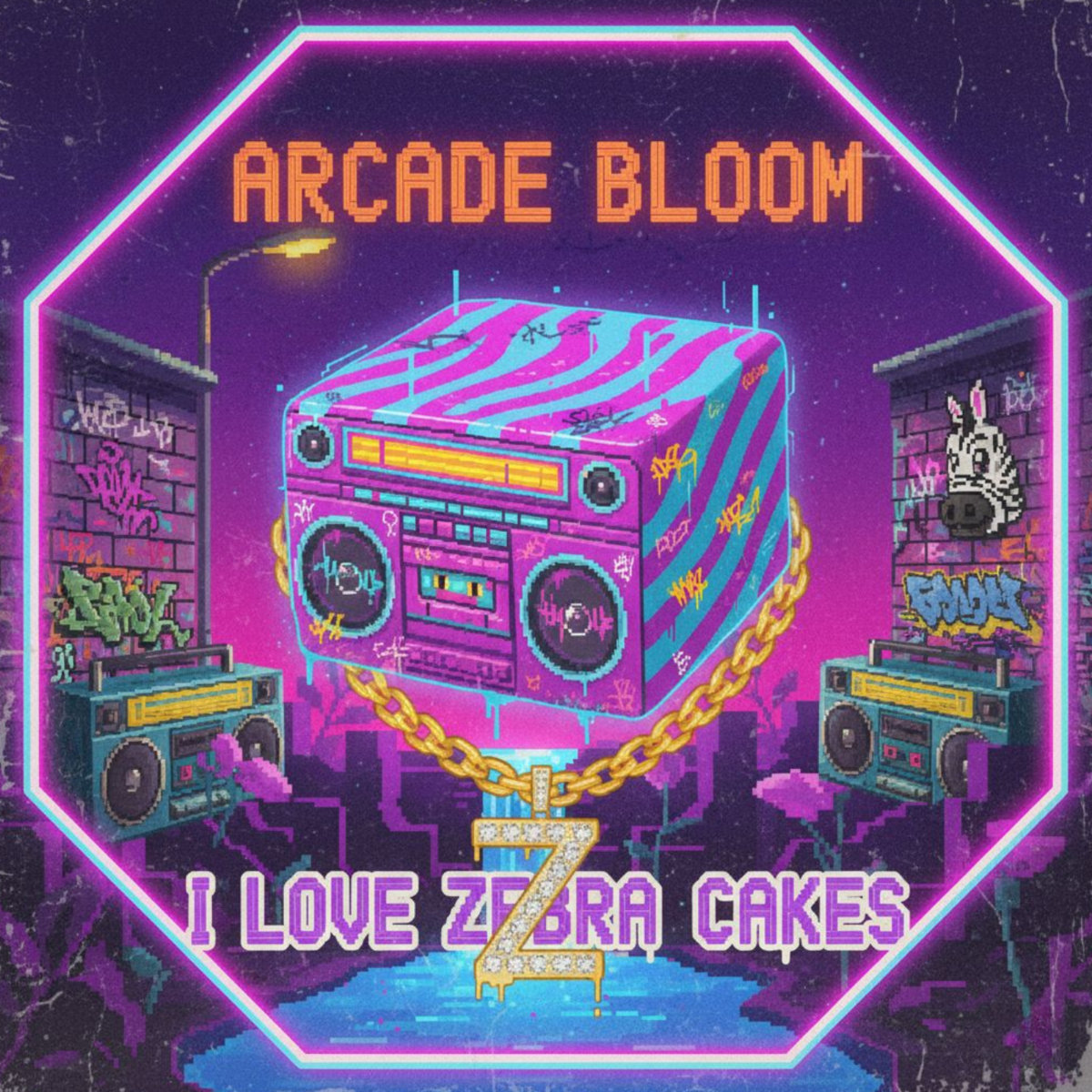 I Love Zebra Cakes | Arcade Bloom
