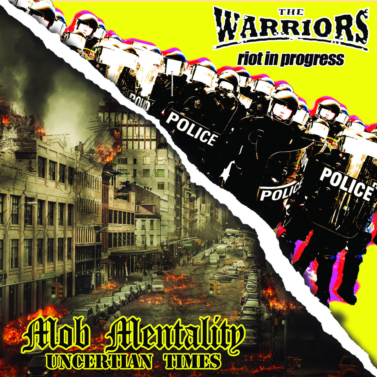 The Warriors/Mob Mentality split 7" single | the warriors