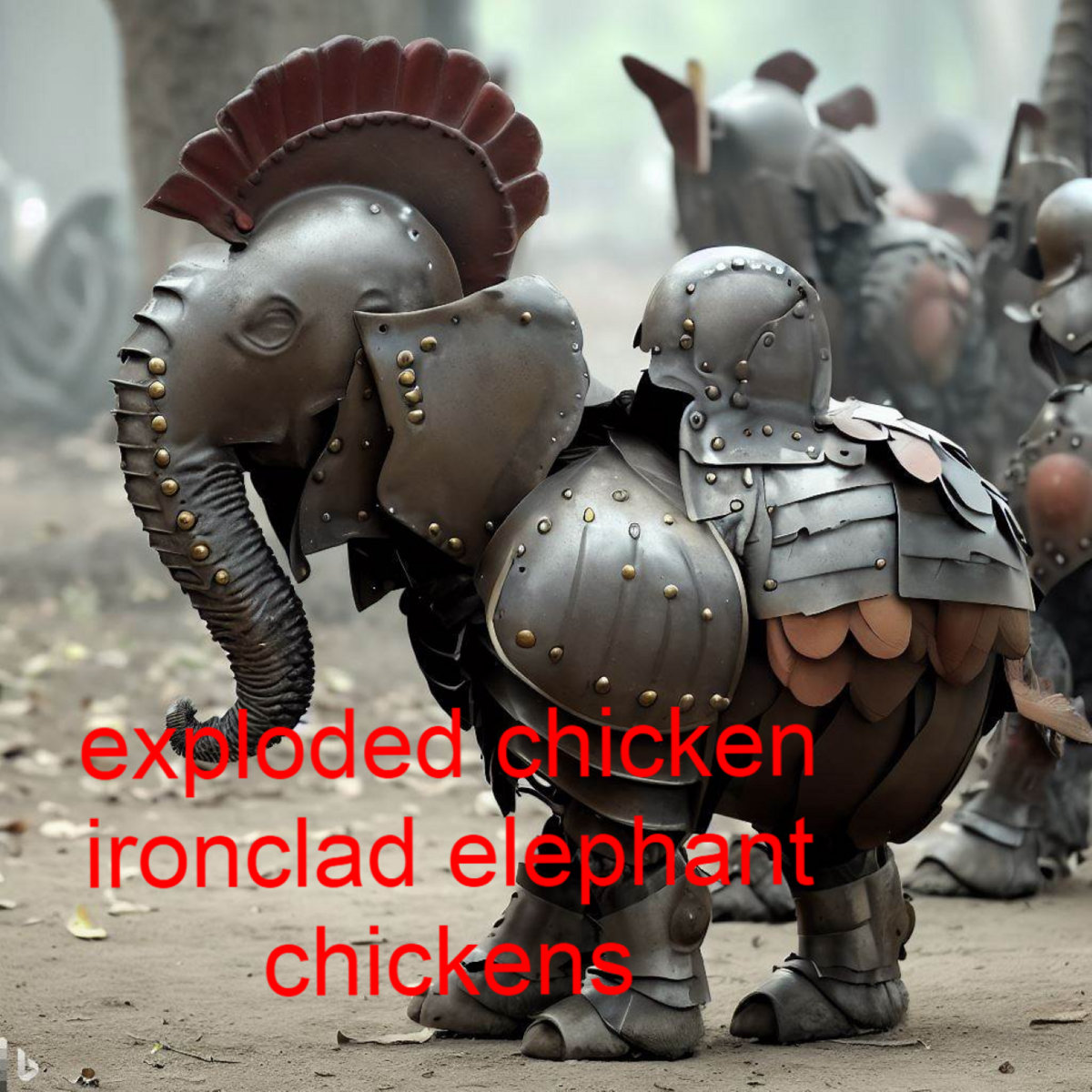 Ironclad Elephant Chickens | Exploded Chicken
