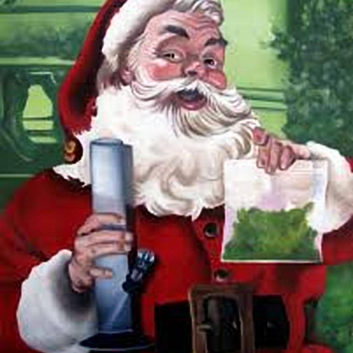 Santa Smoking Weed