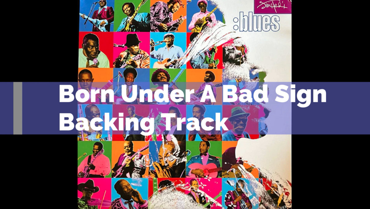 BORN UNDER A BAD SIGN Backing Track | HENDRIX VERSION | Soul Forty5