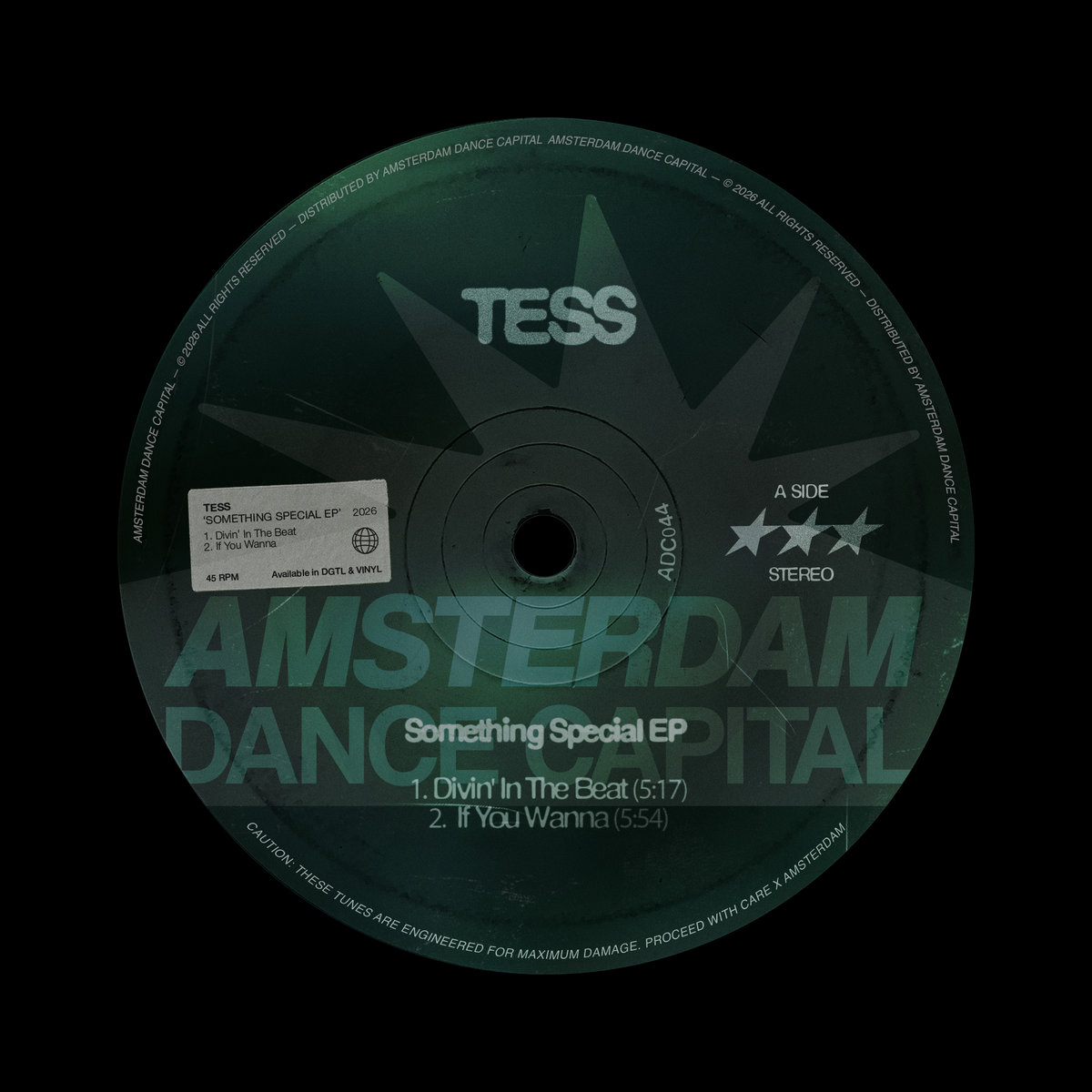 TESS - Something Special EP [ADC044] | AMSTERDAM DANCE CAPITAL