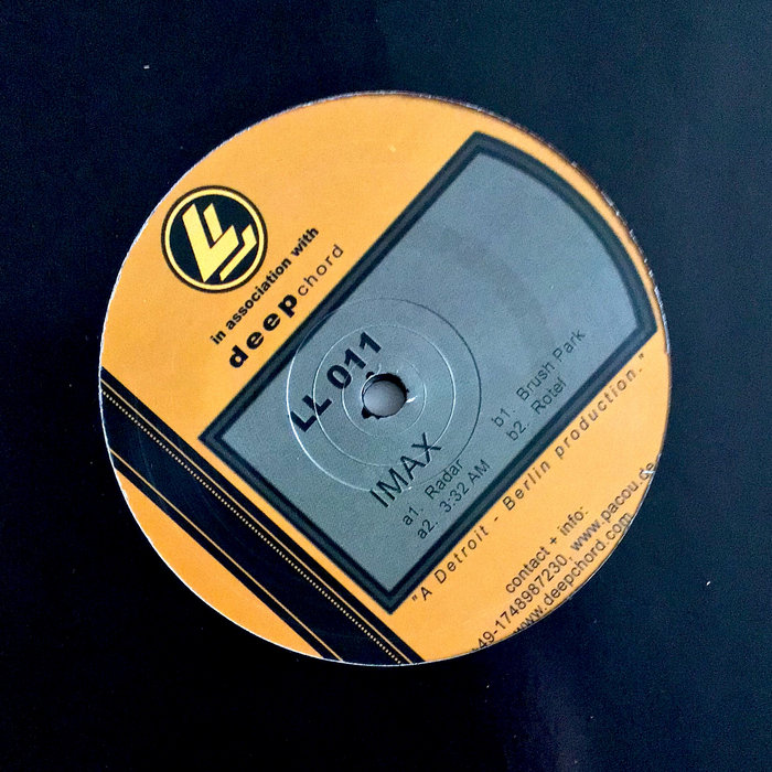 Imax "Radar / Brush Park" (12inch vinyl, mint copy) | imax (deepchord ...