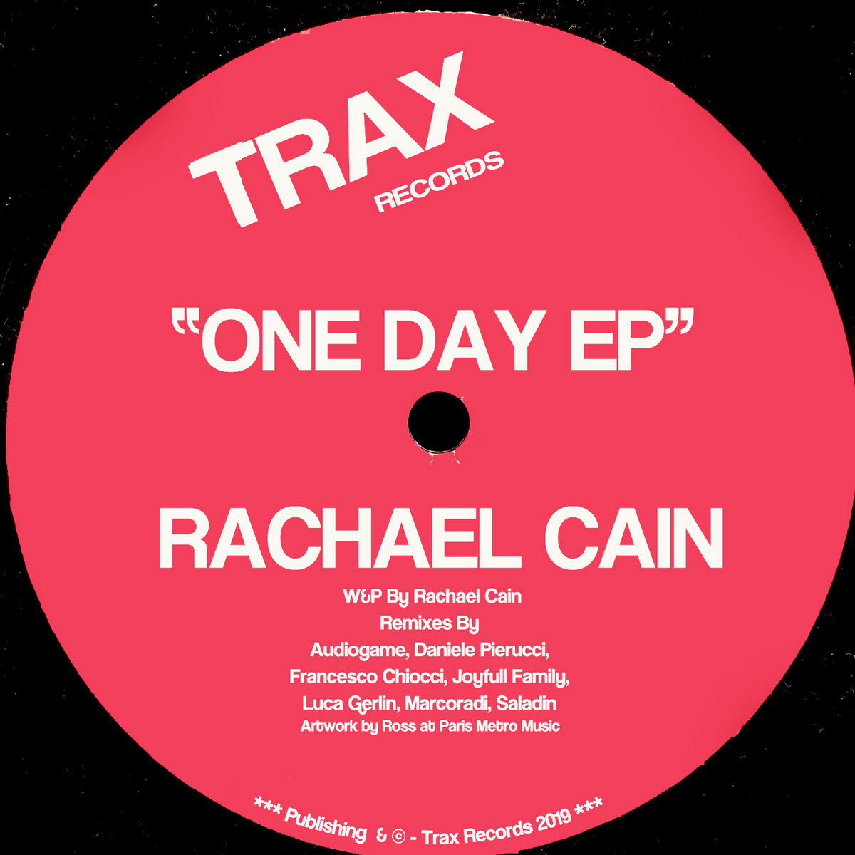 "ONE DAY EP"-SCREAMIN' RACHAEL CAIN | TRAX Records