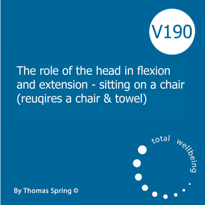 V190 The role of the head in flexion and extension | Totalwellbeing