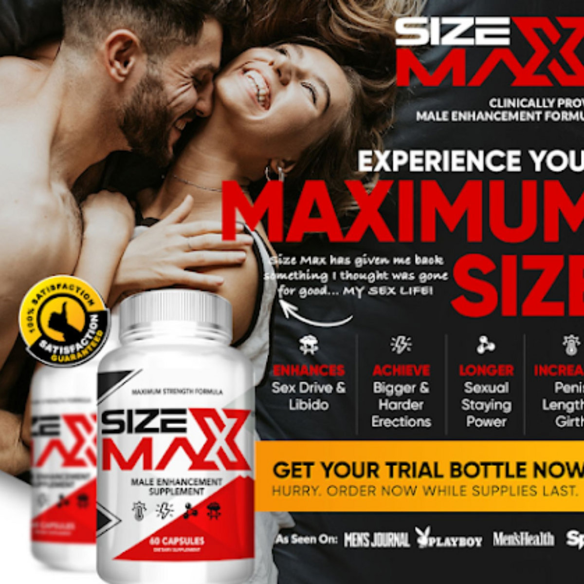 Size Max Male Enhancement: Increase Your Sexual Stamina! | Size Max Male Enhancement