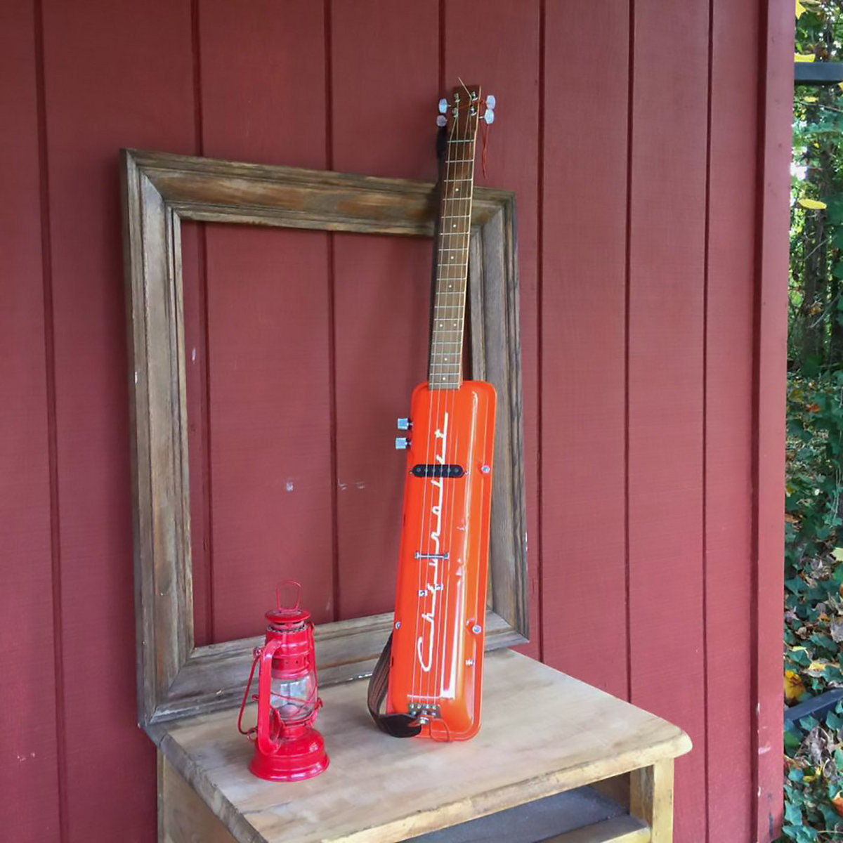 283 Chevrolet Valve Cover Repurposed Guitar | "Blind-Dog" Gatewood