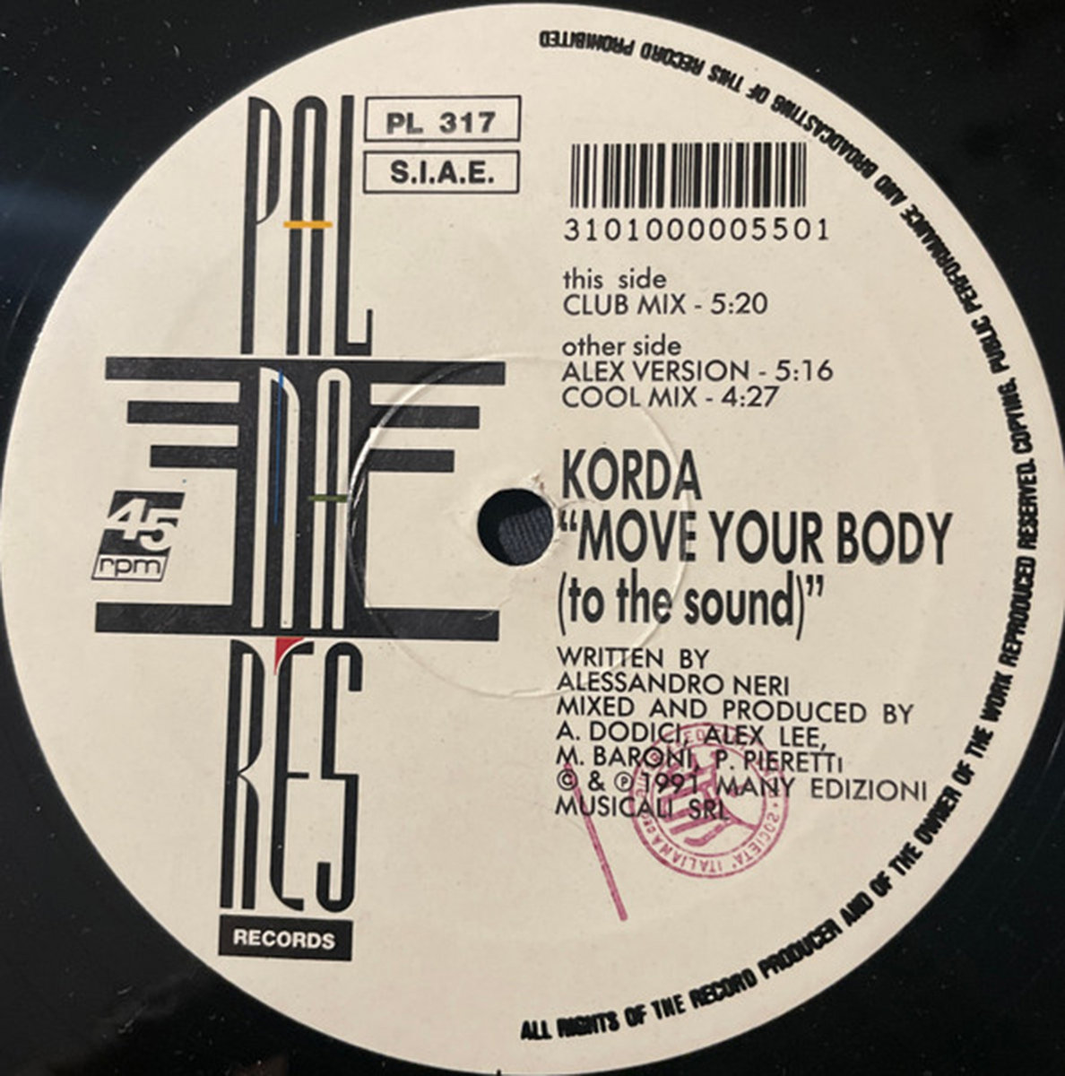 Move Your Body (To The Sound) | Korda (Alex Neri Rmx) | Alex Neri