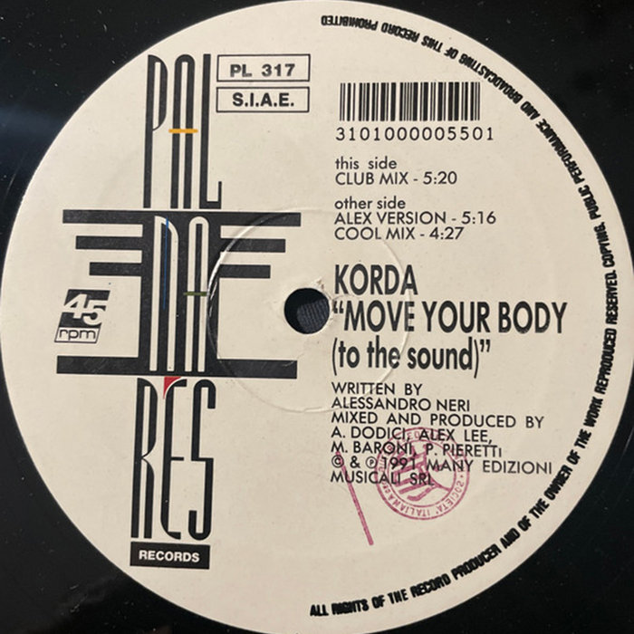 Move Your Body (To The Sound) | Korda (Alex Neri Rmx) | Alex Neri
