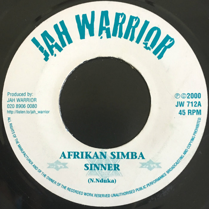 Sinner | Afrikan Simba | Jah Warrior