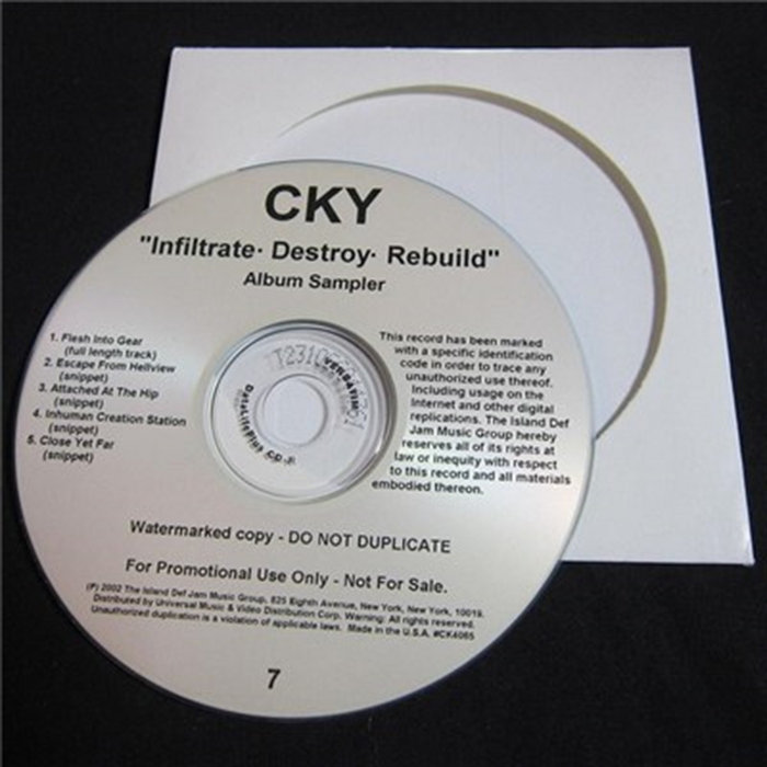 Infiltrate Destroy Rebuild Album Sampler | CKY