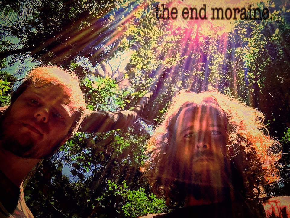 captured in view | the end moraine.