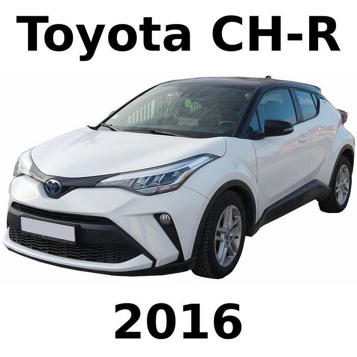 Toyota C-HR 2016 hybrid electric subcompact crossover SUV sport utility ...