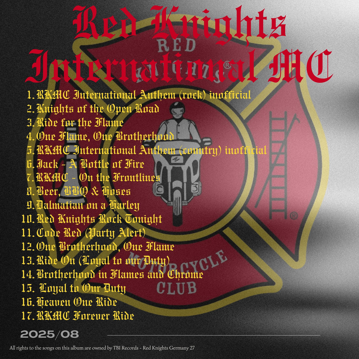 Red Knights International MC - Album One | Red Knights Firefighters ...