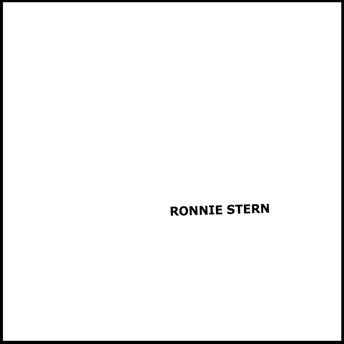 Ronnie Stern - 2025 | Ronnie Stern