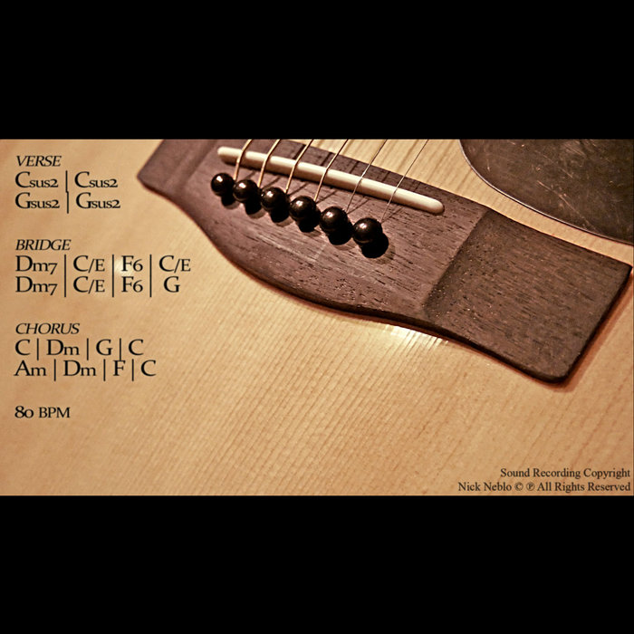 Soft Acoustic Guitar Ballad Backing Track C Major | Nick Neblo Backing ...