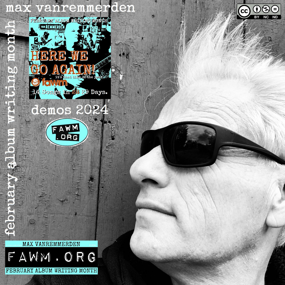 💿 FAWM 2024 demos February Album Writing Month | MAX VANREMMERDEN