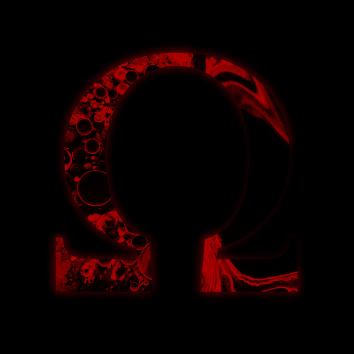 Red Omega Symbol