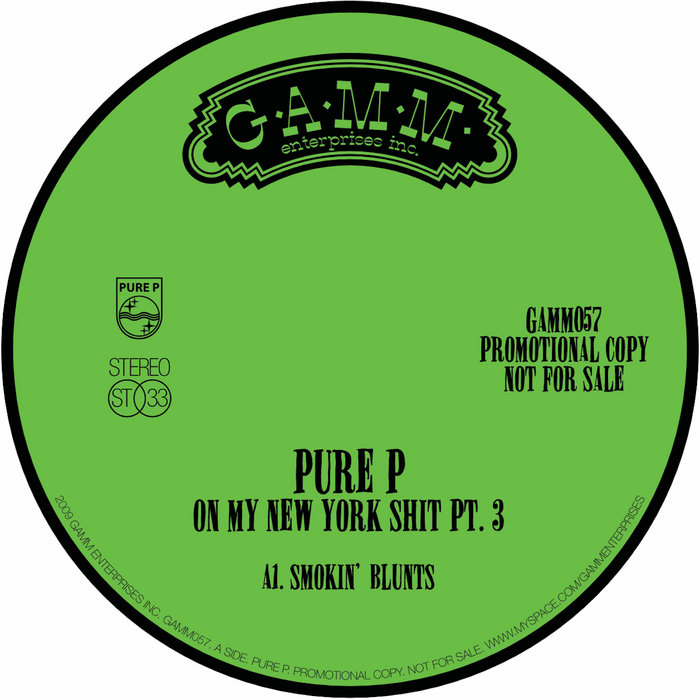 On My New York Shit, Pt.3 (re-up) | Pure P | G.A.M.M. Enterprises