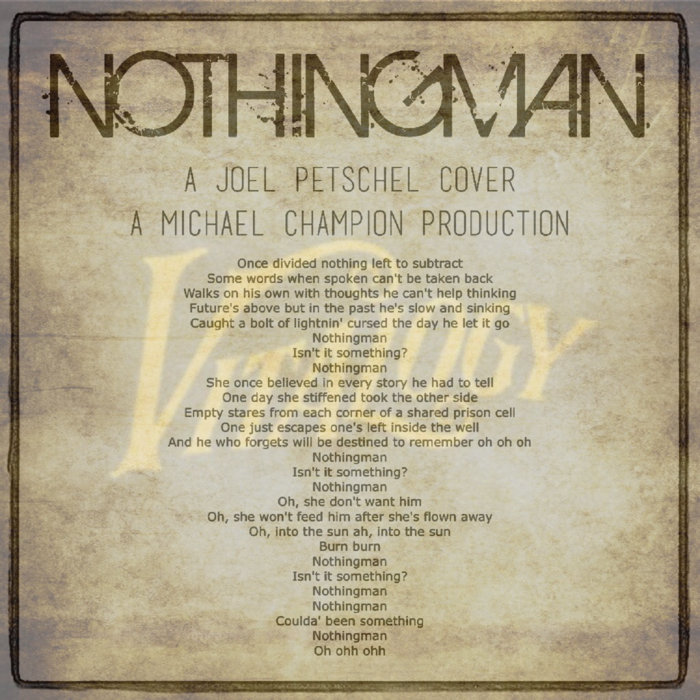 Nothingman cover | Champion Music Productions
