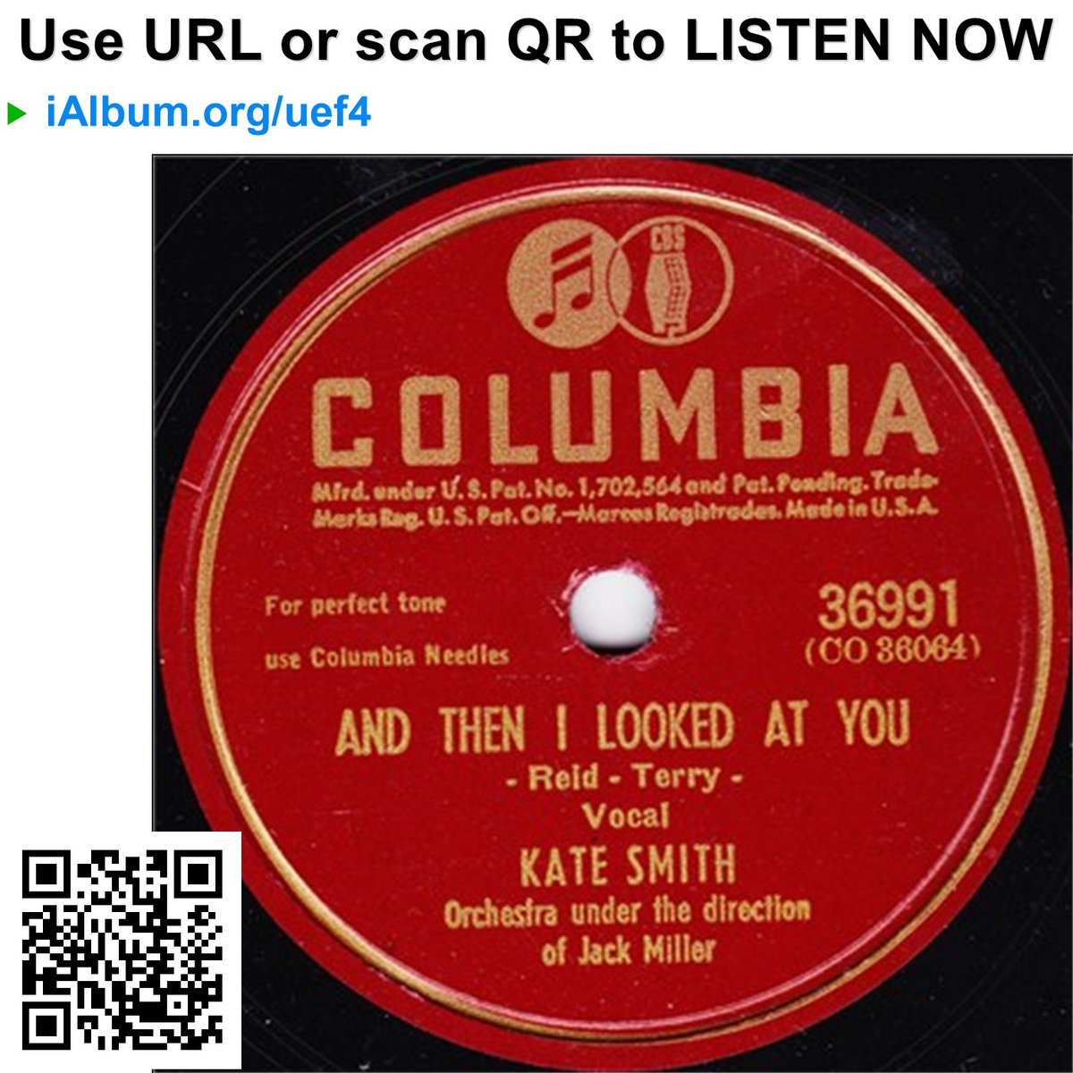 And Then I Looked At You | Kate Smith | Kate Smith (2)