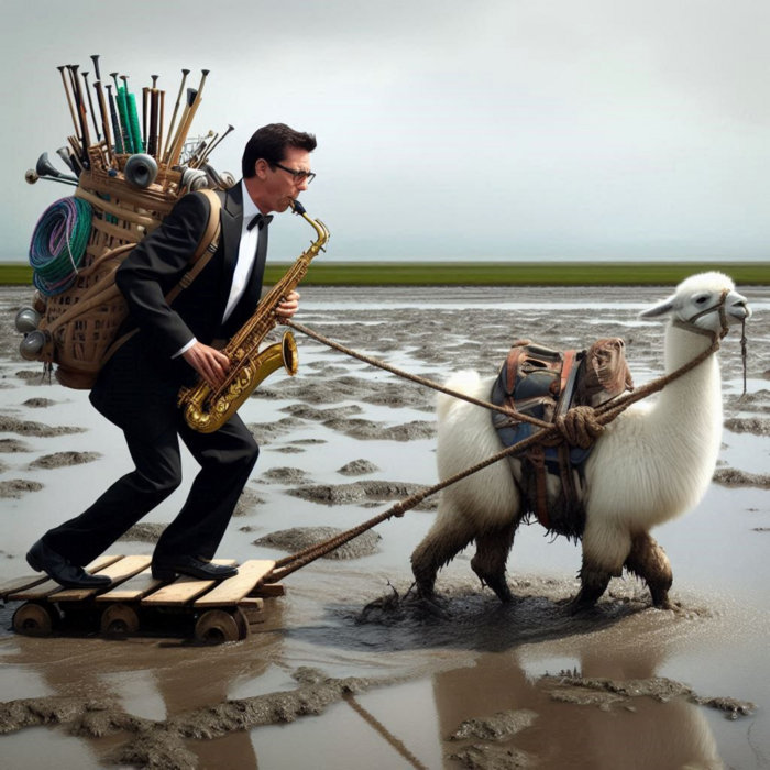 Trying to carry musical instruments over unsteady ground | Enra Bog