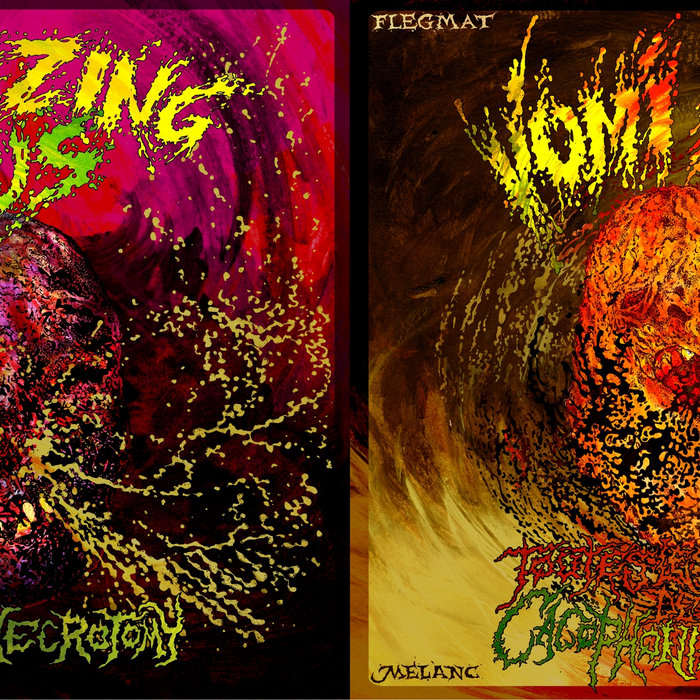 EDH089: split 7"EP | Sneezing Pus/ Vomi Noir | EveryDayHate