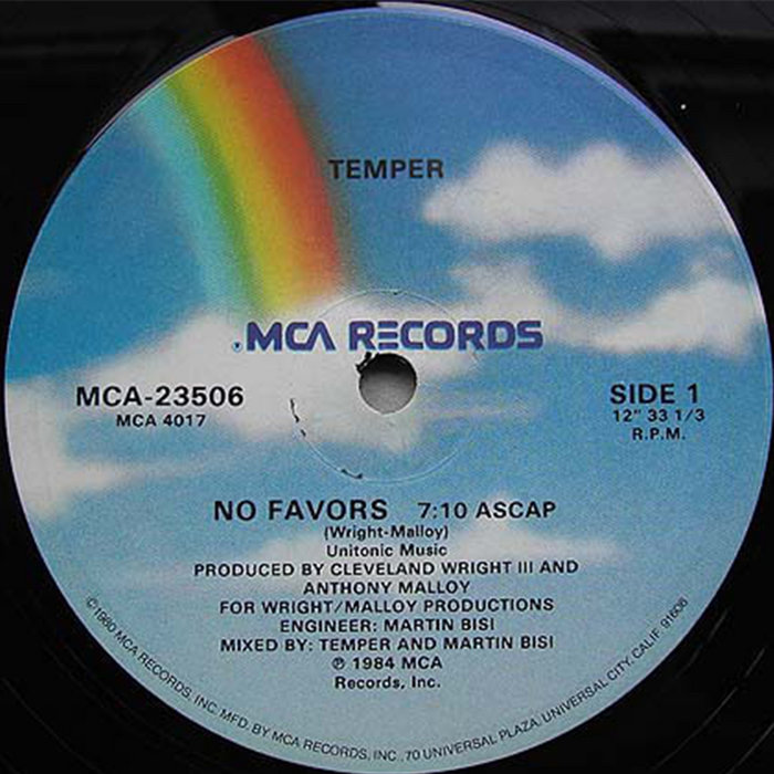 Temper - No Favors (DJ Butcher Edit) | George Kelly