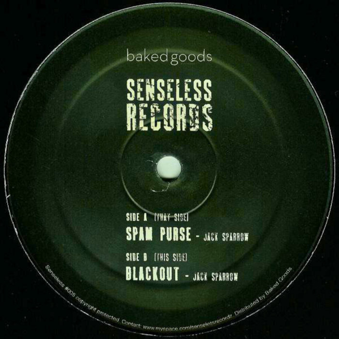 Senseless 005 Spam Purse / Blackout | J.Sparrow