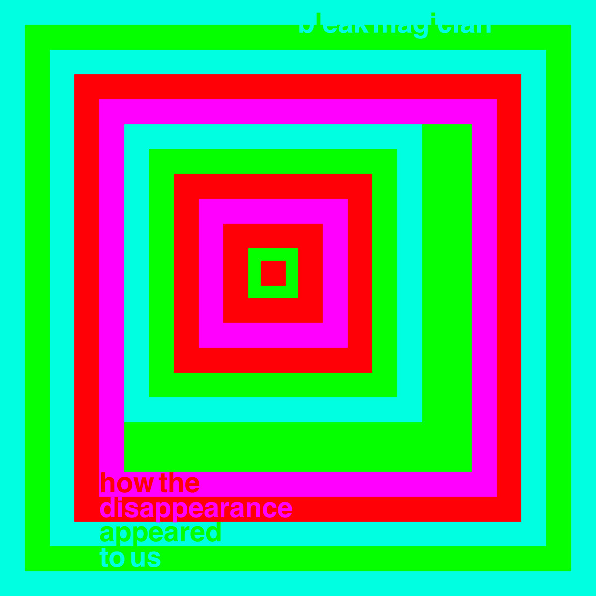 How the Disappearance Appeared to Us | Bleak Magician