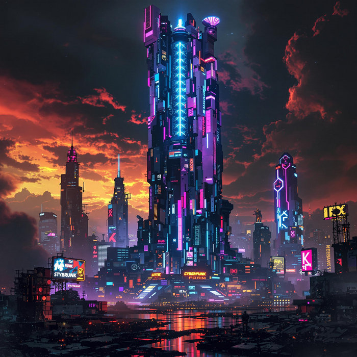 Neon Tower | SynthCity Station