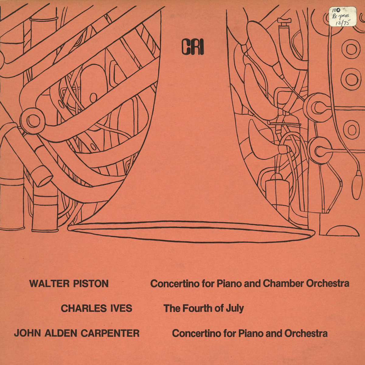 Walter Piston, Charles Ives & John Alden Carpenter: Orchestral Works ...