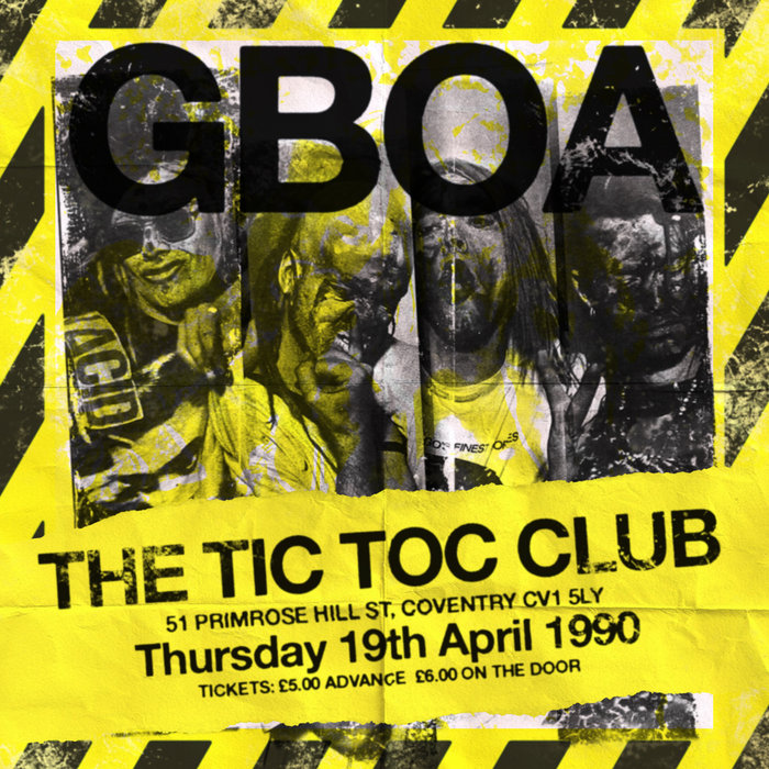Live Tic Toc Club Coventry 19th April 1990 | Gaye Bykers On Acid