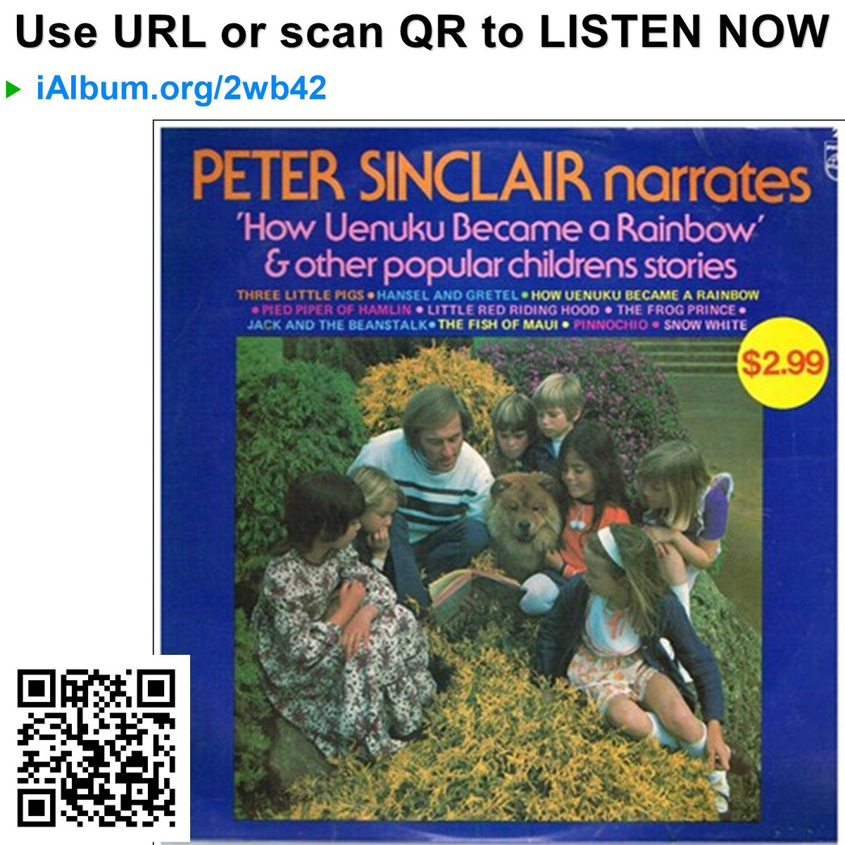 Peter Sinclair Narrates How Uenuku Became A Rainbow Other Popular ...